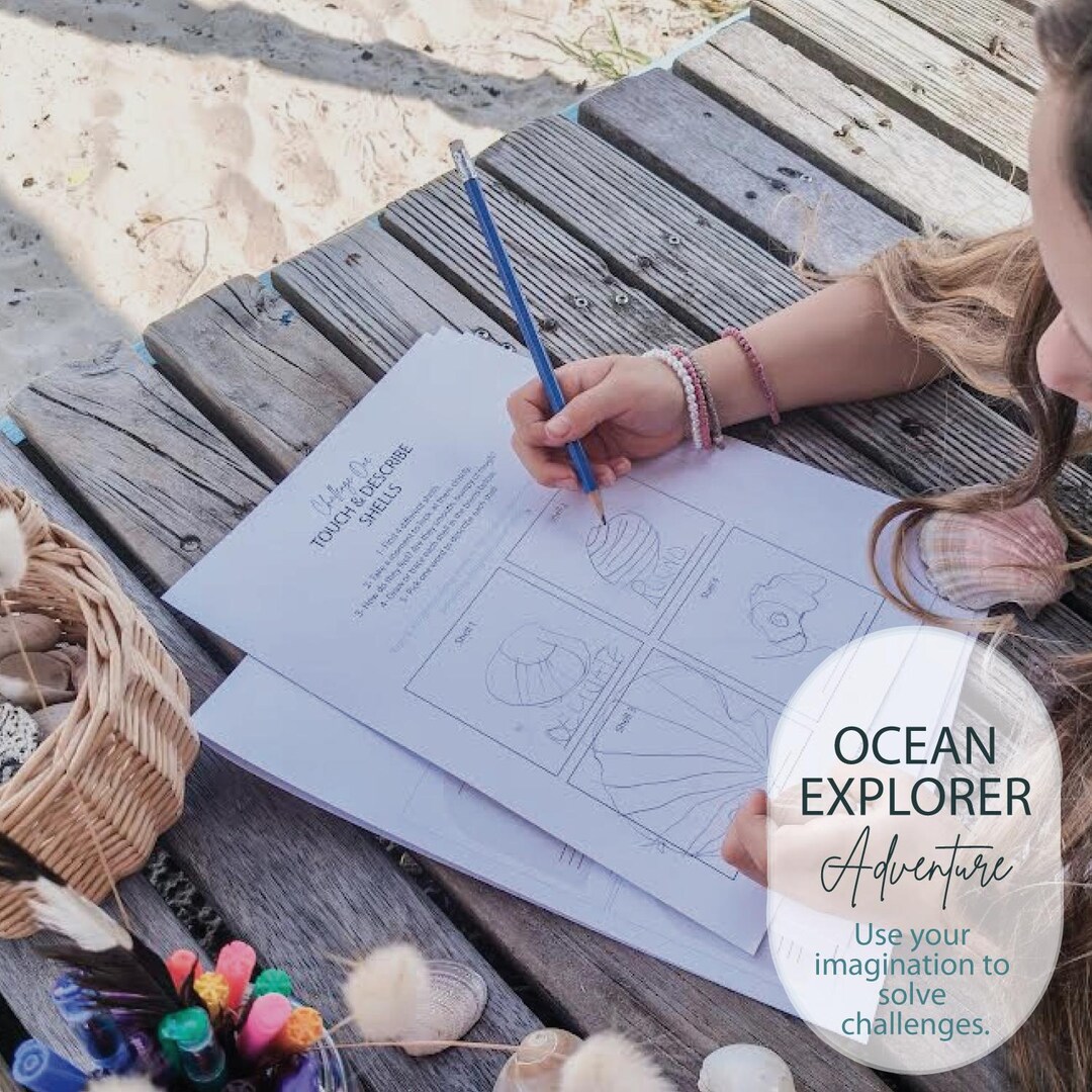 Ocean Adventure Printable, Beach Activity for Kids, Ocean Scavenger ...