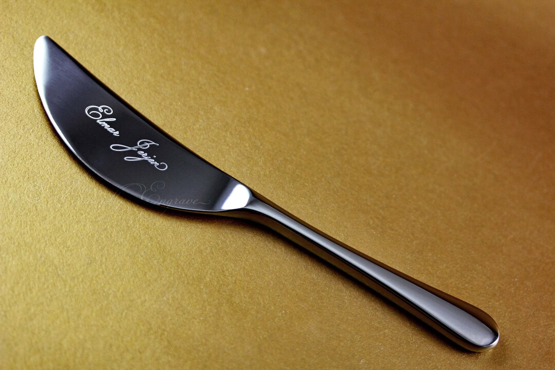Personalize Butter Knife Cheese Cutter Jam Server Custom Engraved Name ...