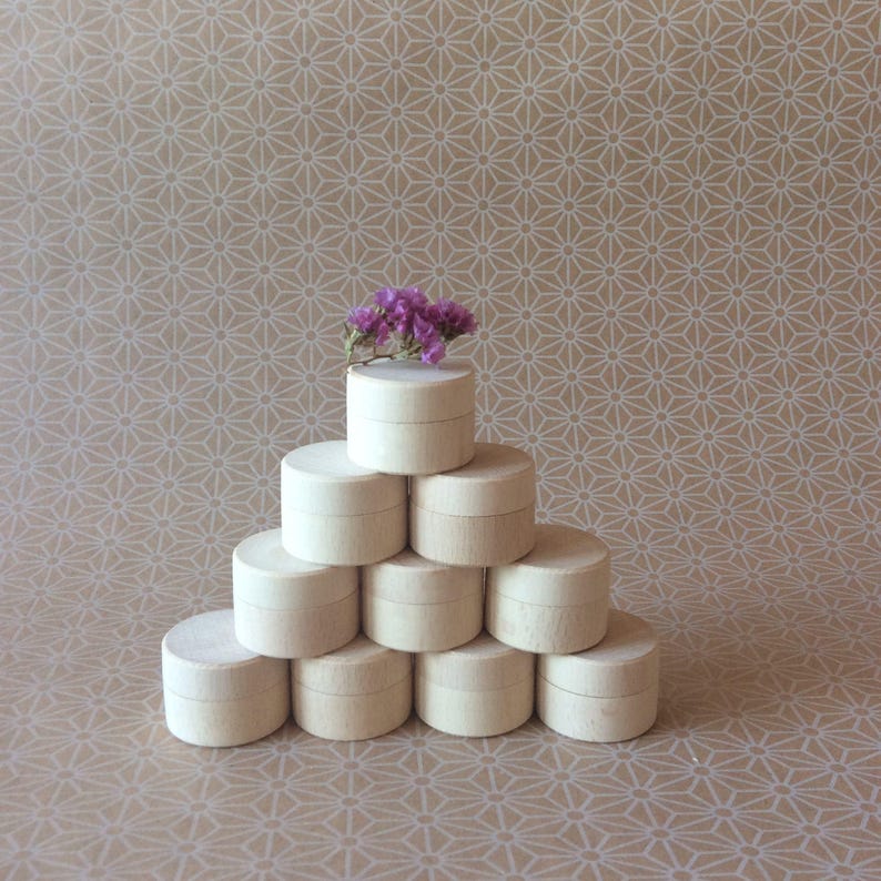 Tiny Wooden Boxes Small Wood Container Wedding Ring Box - Etsy