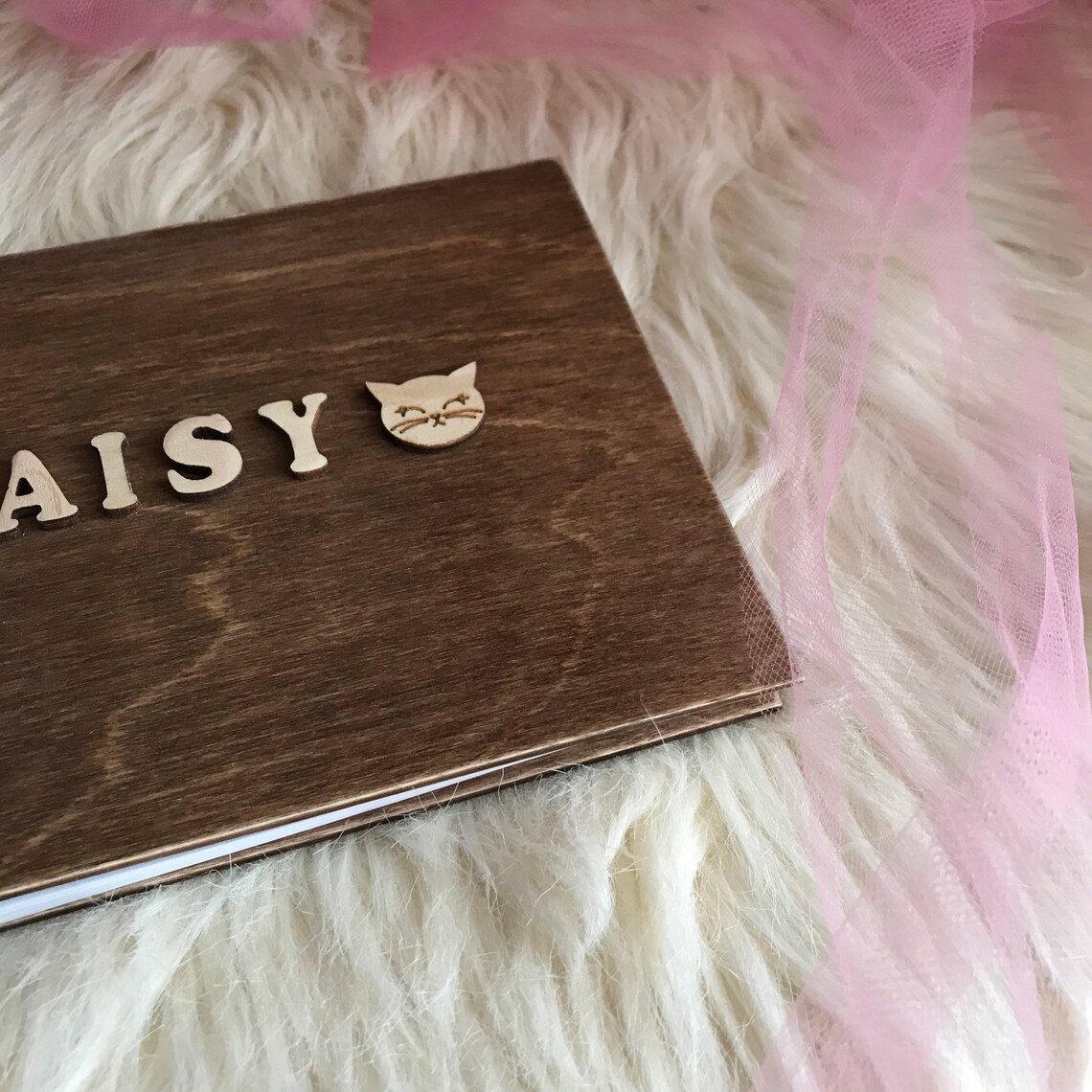 Cat Photo Album Personalized Pet Scrapbook Kitten Photo - Etsy