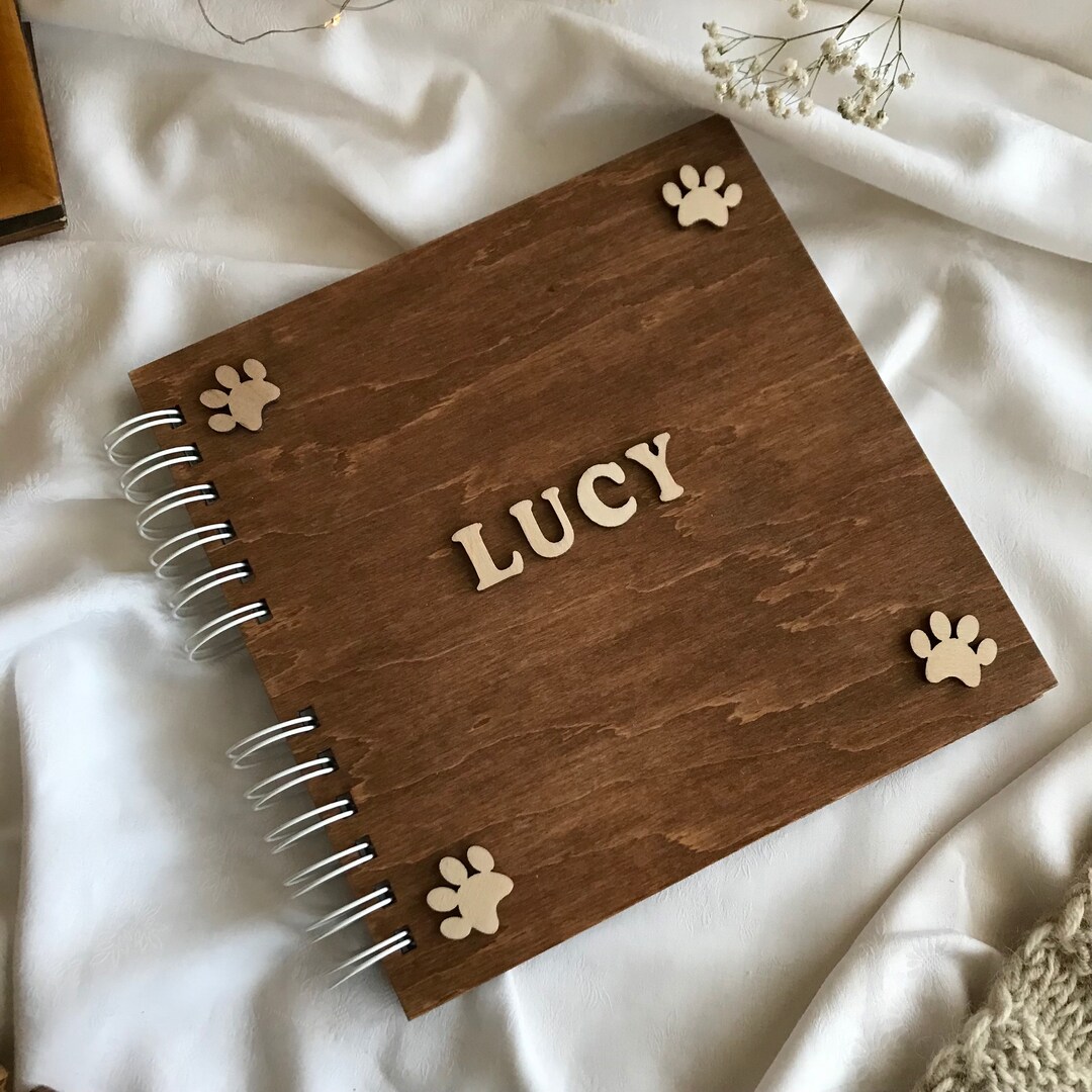 Personalized Pet Photo Book - Dog Memorial Gift - Scrapbook Album - Etsy