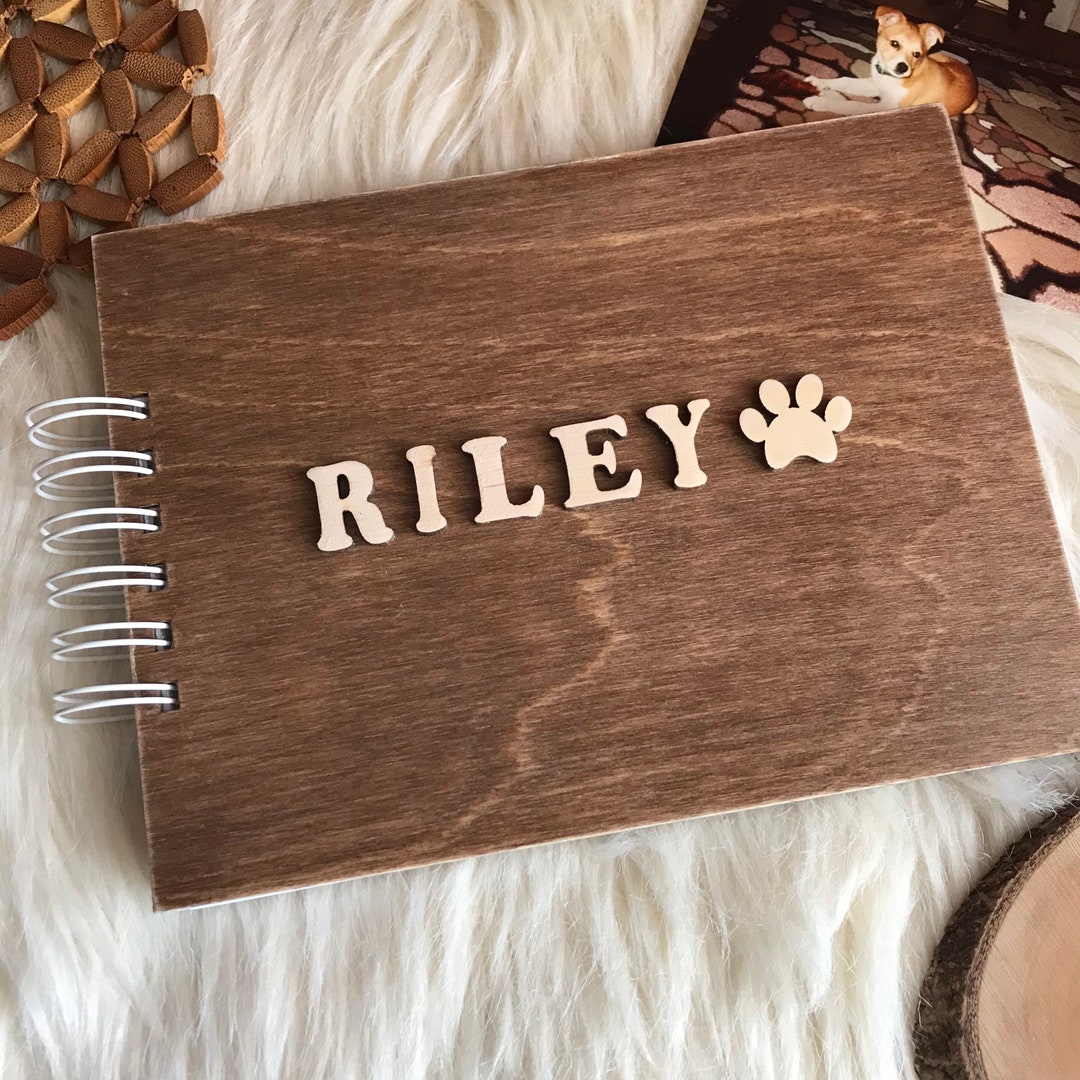 Puppy Scrapbook, Dog Photo Book Personalized, Pet Scrapbook - Etsy