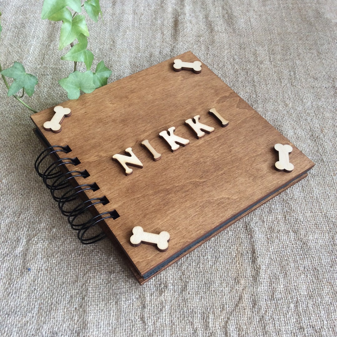 Dog Photo Book Small Personalized Album Pet Dog Scrapbook - Etsy
