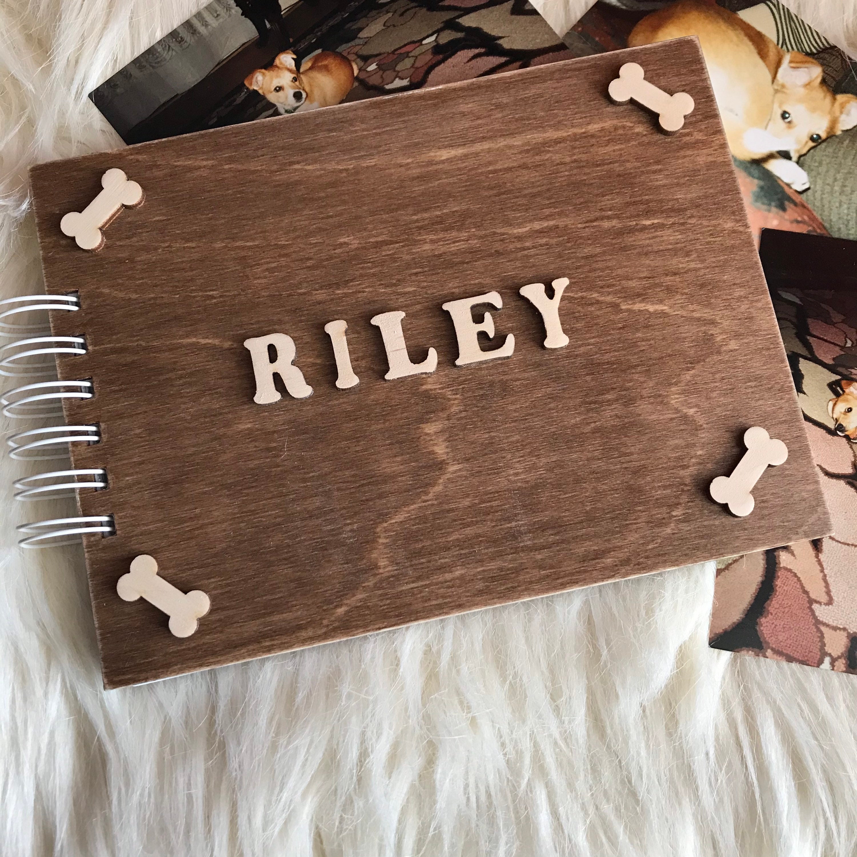 Dog Photo Album Pet Scrapbook New Puppy Gift | Etsy