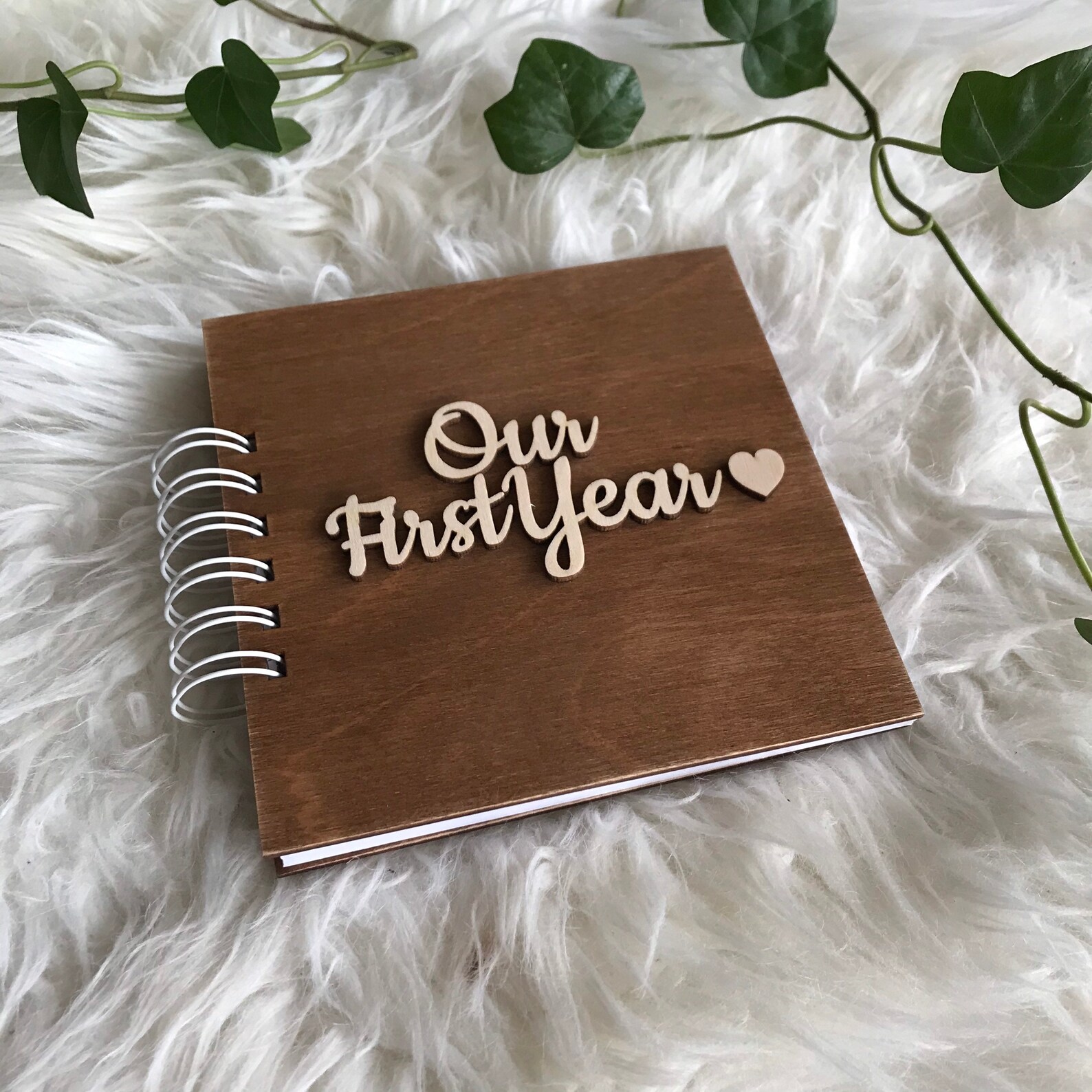 First Anniversary Scrapbook Love Diary Mini Photo Book Gift - Etsy