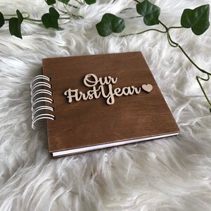 First Anniversary Scrapbook Love Diary Mini Photo Book Gift - Etsy