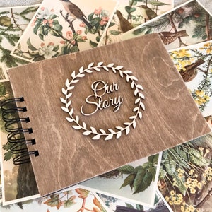 Our Story Scrapbook, Anniversary Gift, Love Diary, Couple Photo Album ...
