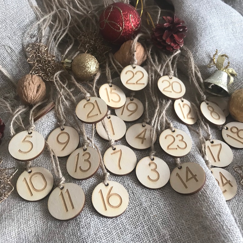 Advent Numbers - Etsy