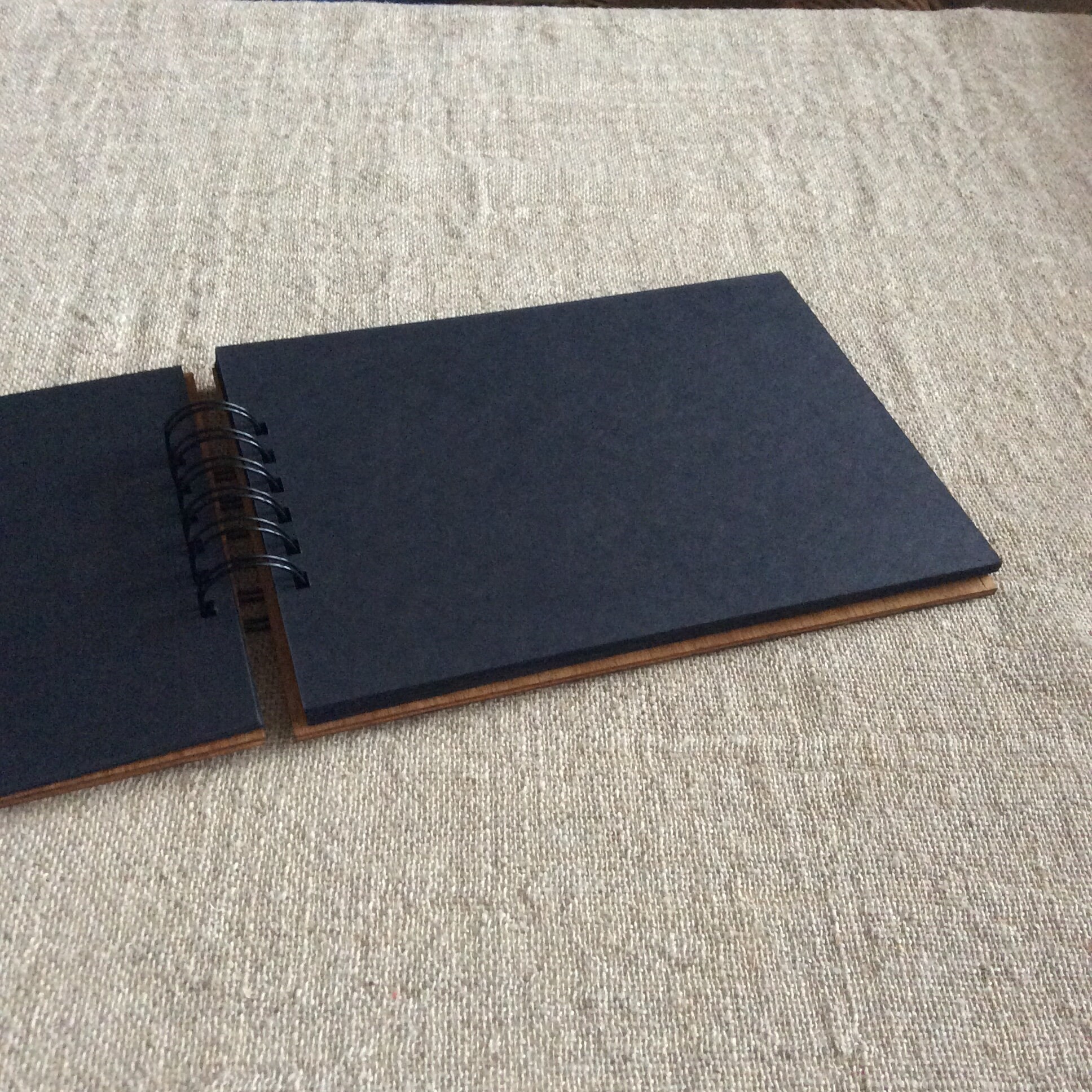 Personalized Photo Album A5 Wood Cover Album 5th Anniversary - Etsy