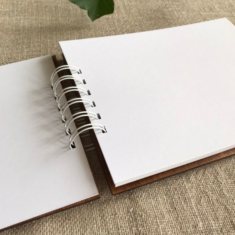 Personalized Photo Album A5 Wood Cover Book Gift for | Etsy