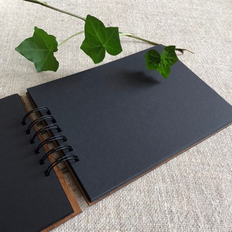 Personalized Photo Album A5 Wood Cover Book Gift for | Etsy