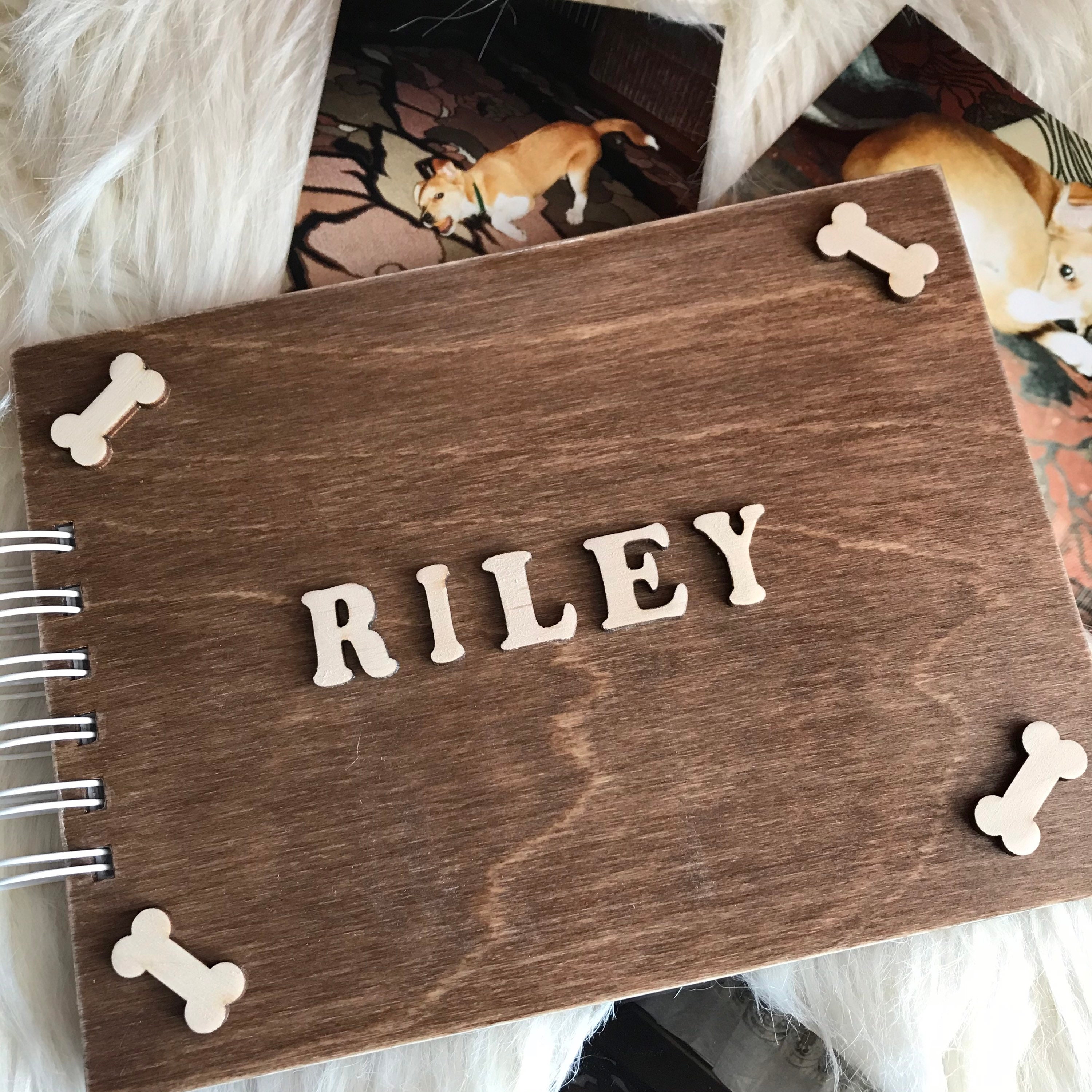 Dog Photo Album Pet Scrapbook New Puppy Gift | Etsy