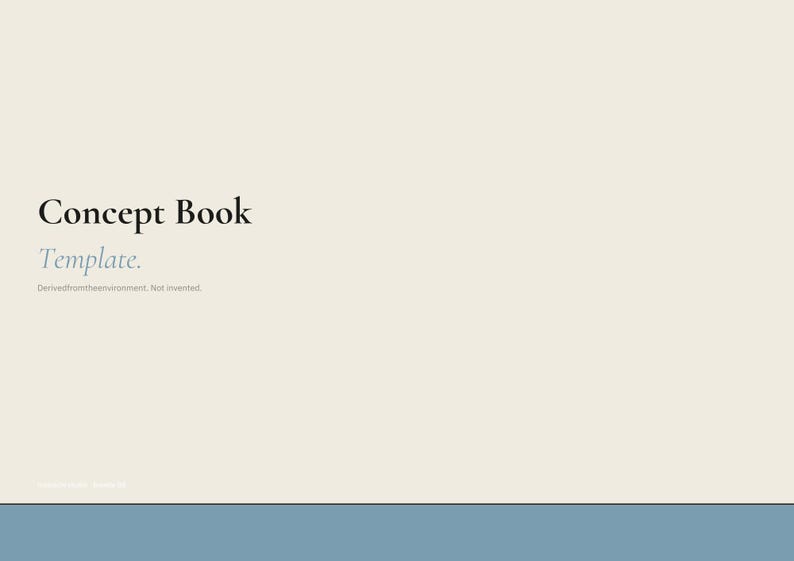 Interior Design Concept Book Template Canva | Japandi Presentation ...