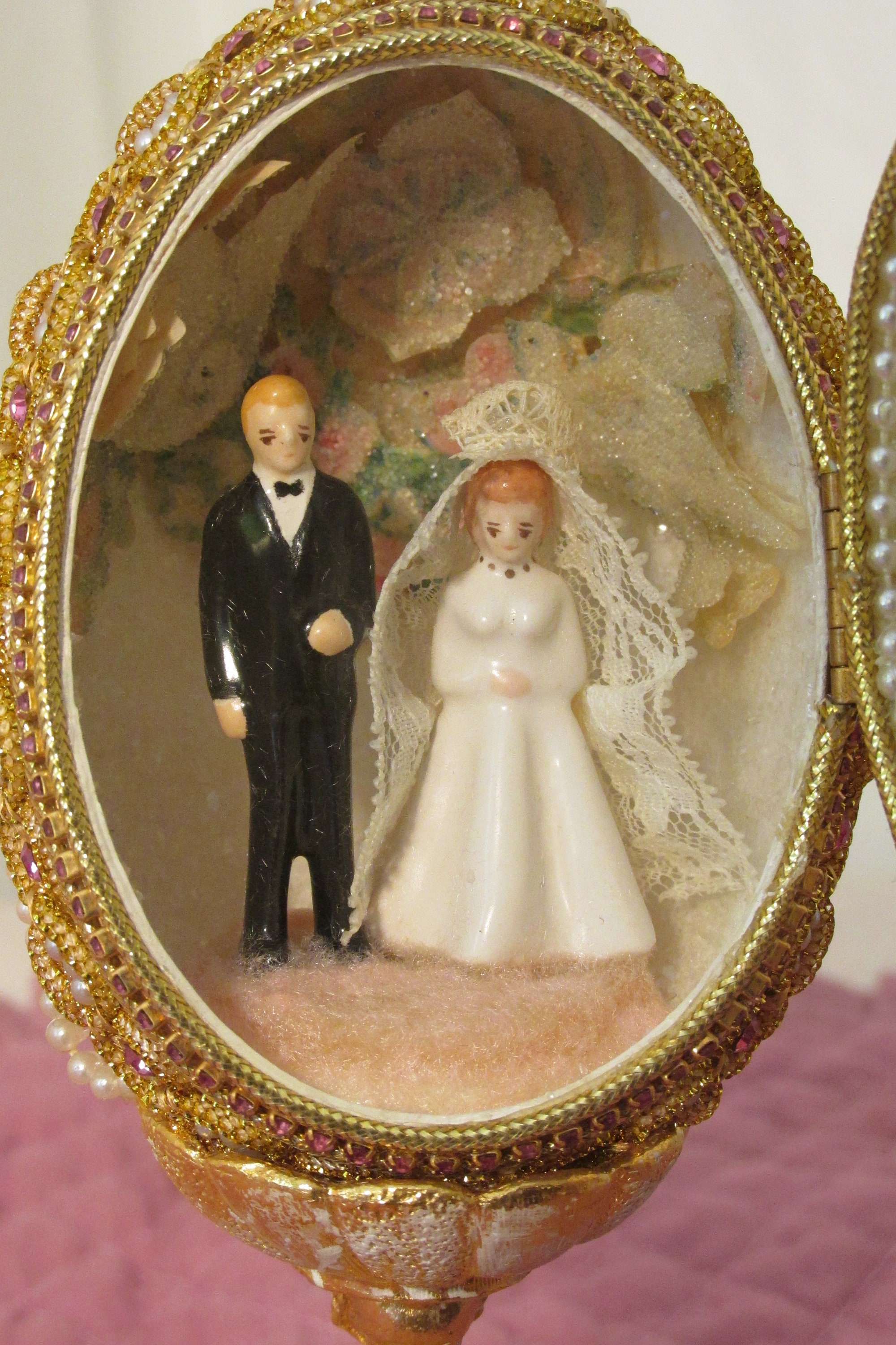 Hand Decorated Wedding Goose Egg - Etsy