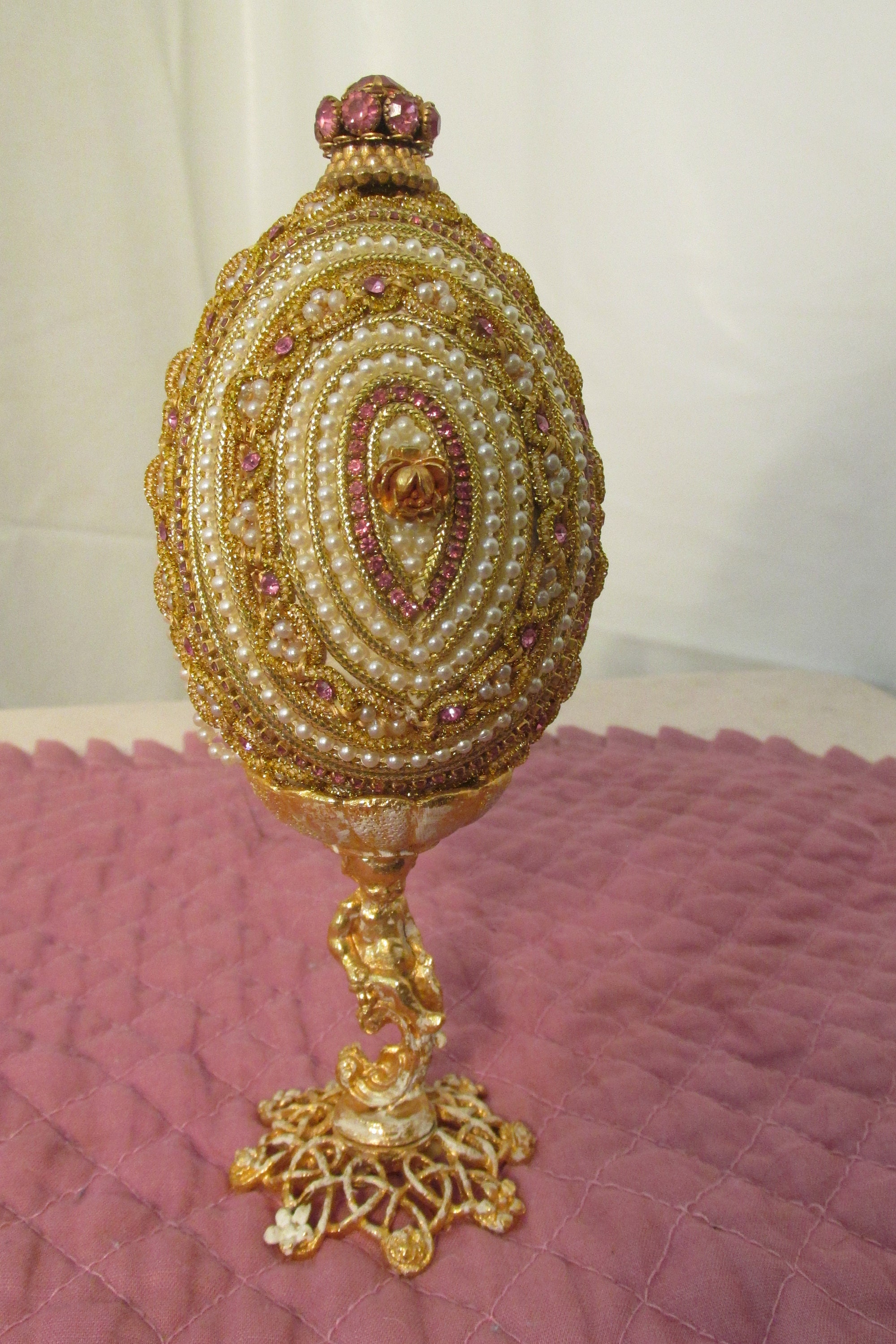 Hand Decorated Wedding Goose Egg - Etsy