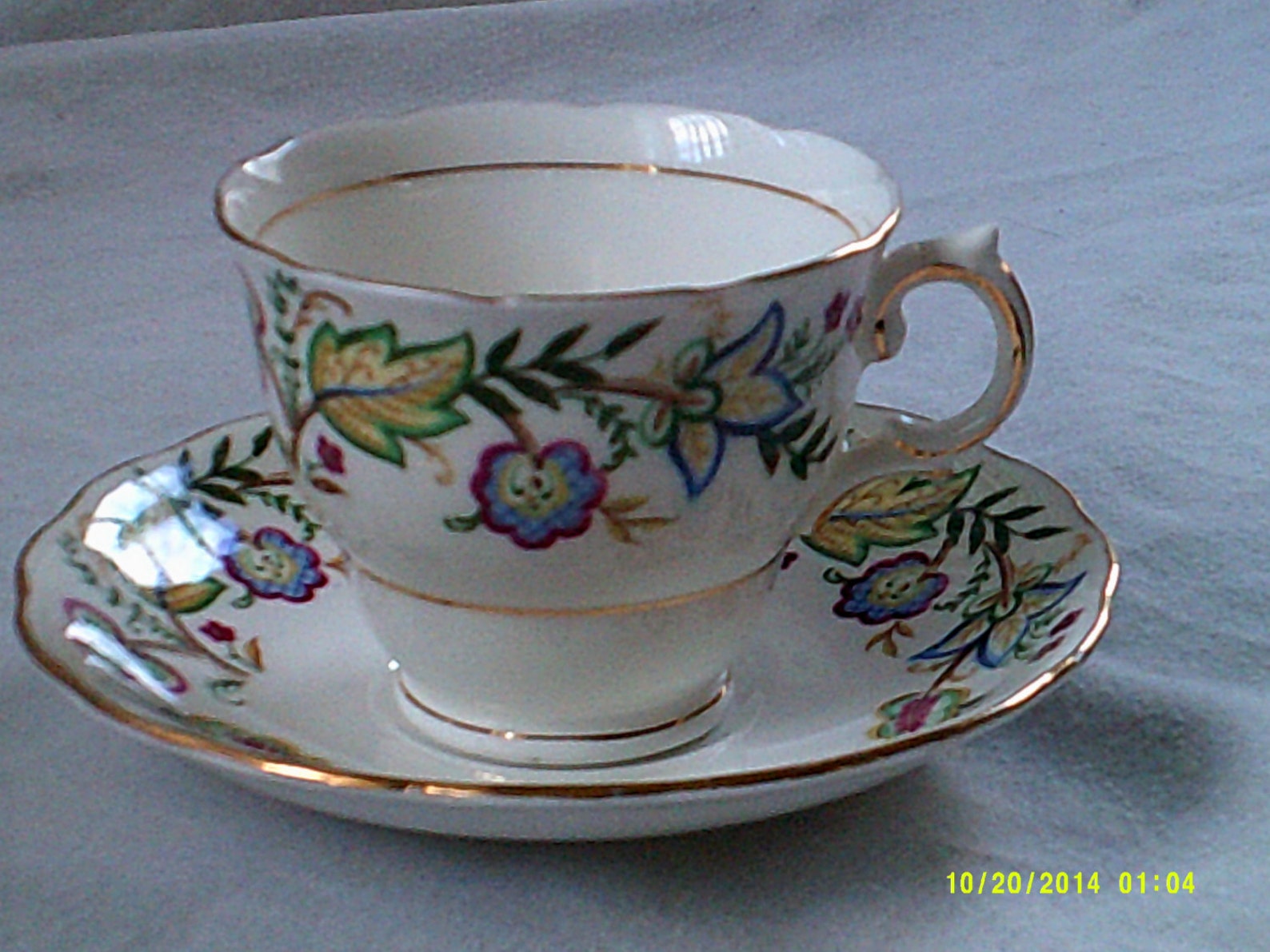 Colclough Tea Cup and Saucer - Etsy