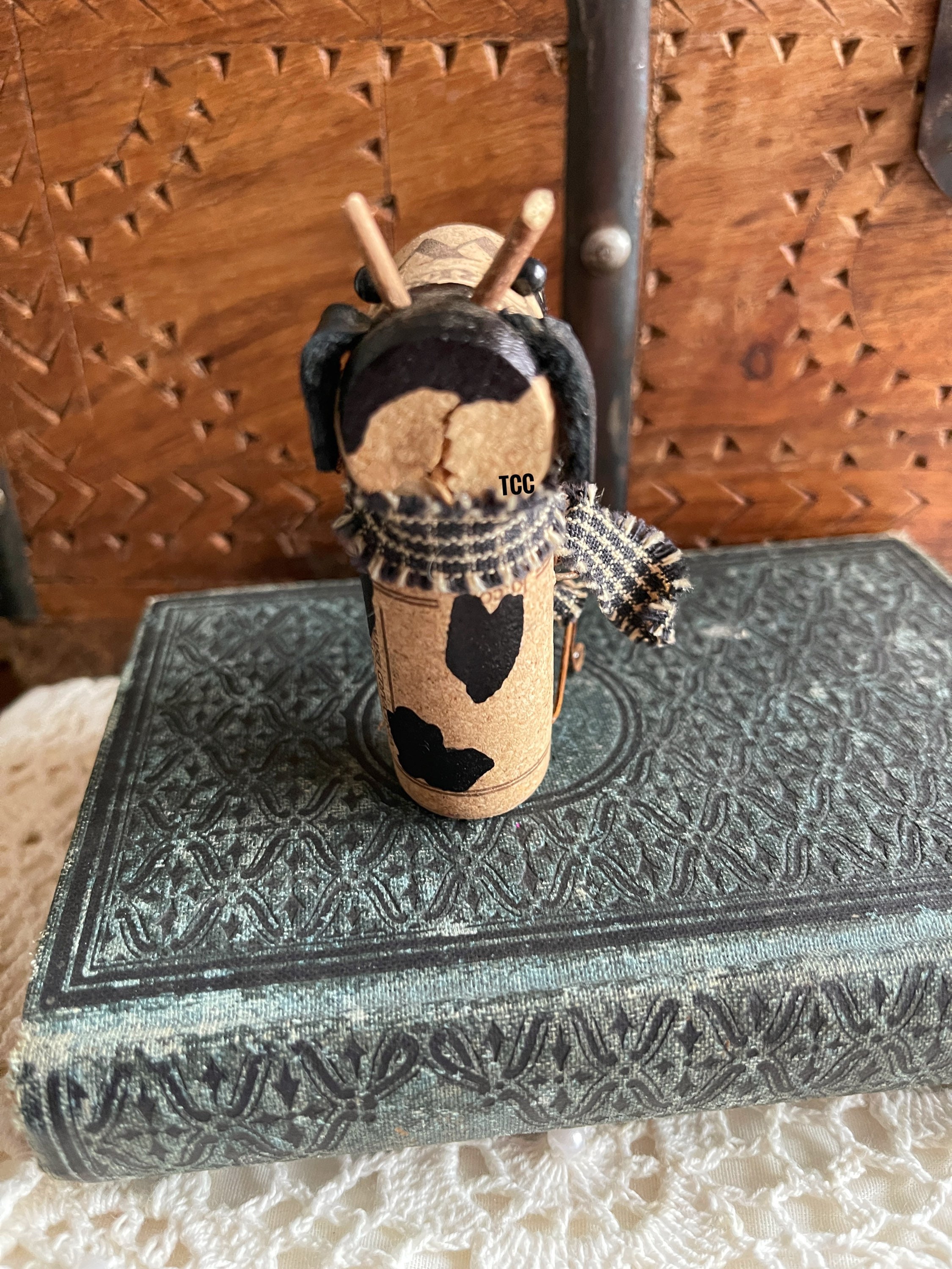 Wine Cork Cow, Cork Shelf Sitter With Pumpkins, Fall Cow, Cow Wine Cork ...