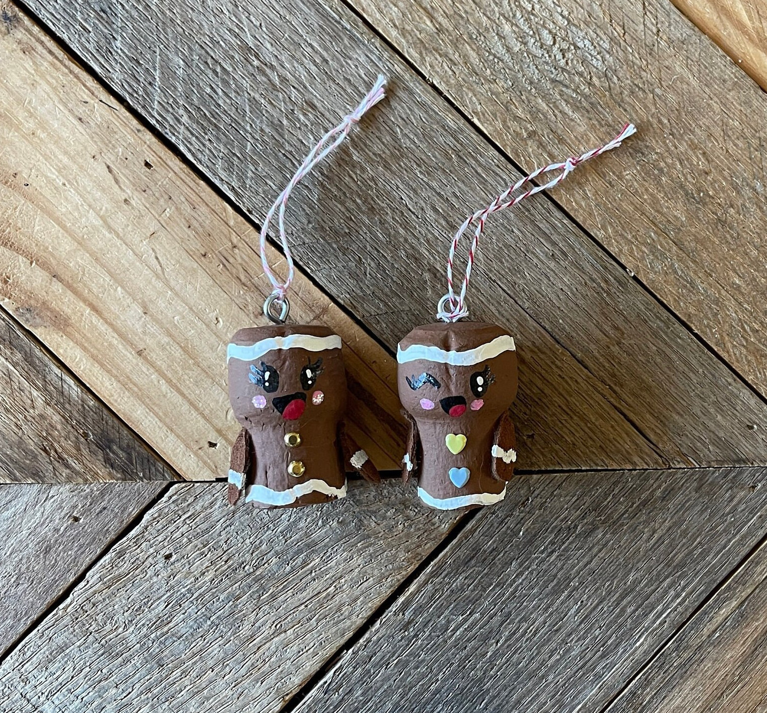 Wine Cork Gingerbread Man, Cork Shelf Sitter, Gingerbread Wine Cork ...