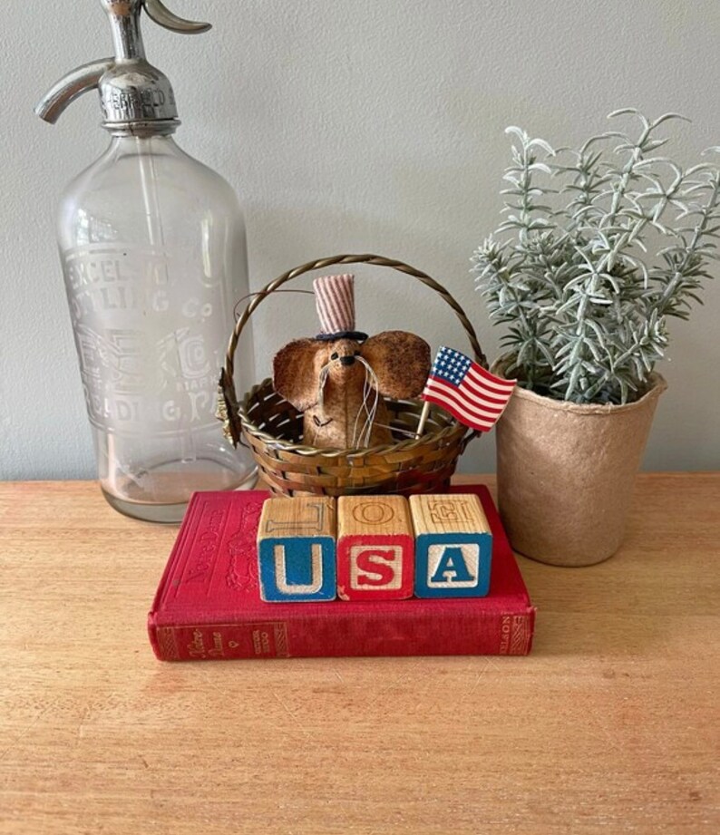 USA Blocks Vintage Blocks Vintage Wooden Blocks Wood - Etsy