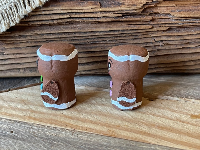 Wine Cork Gingerbread Man, Cork Shelf Sitter, Gingerbread Wine Cork ...