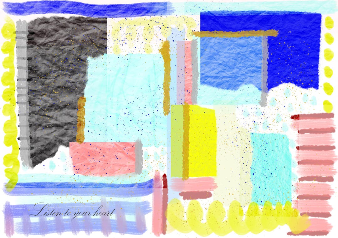 Calm Minimal Digital Art for Peaceful Living - Etsy
