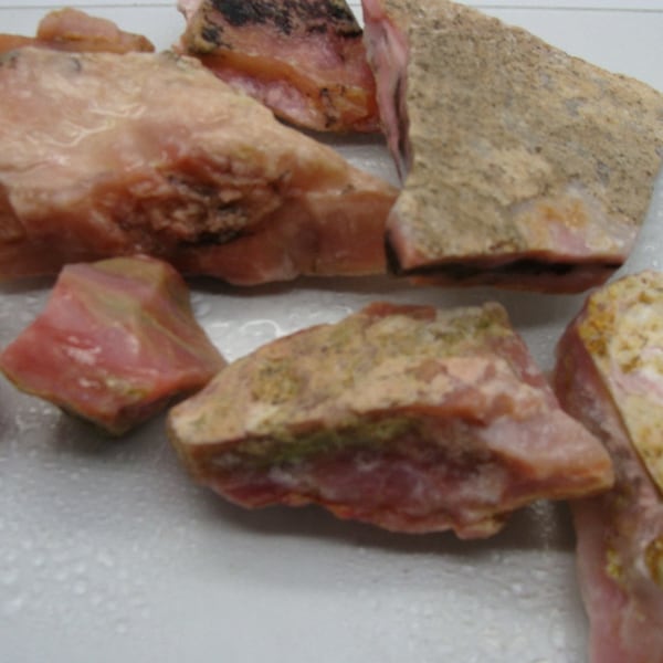 Rough Pink Opal - Etsy