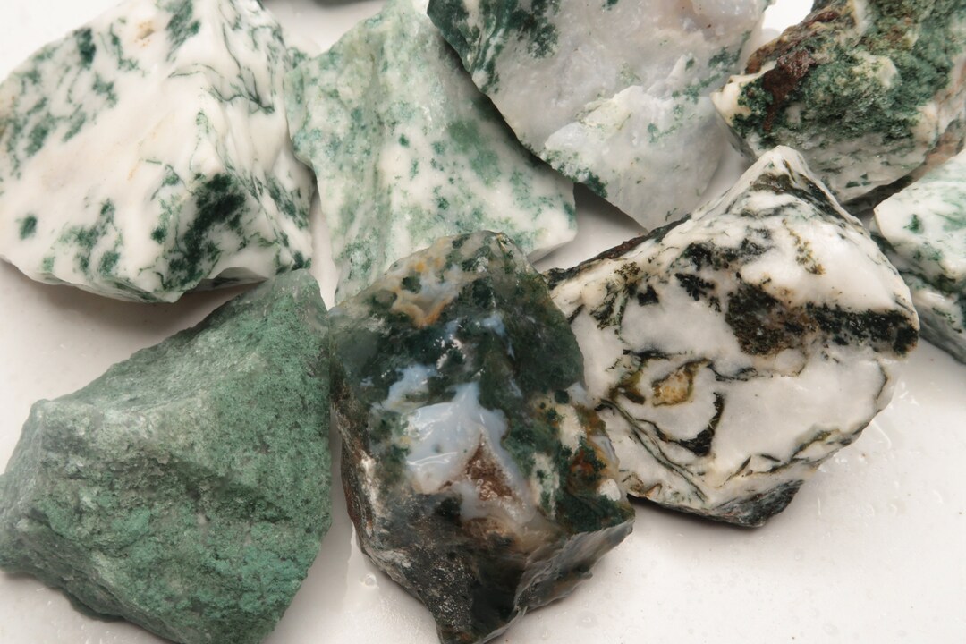 Tree Agate Rough - Natural Tree Agate Rough - Sold by Weight - Etsy