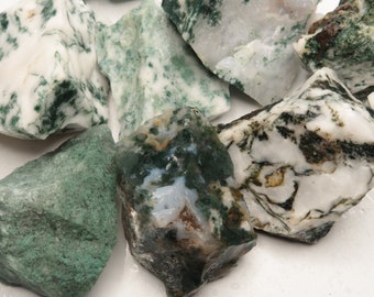 An Outstanding Rough Slab of Indian Tree Agate - Etsy