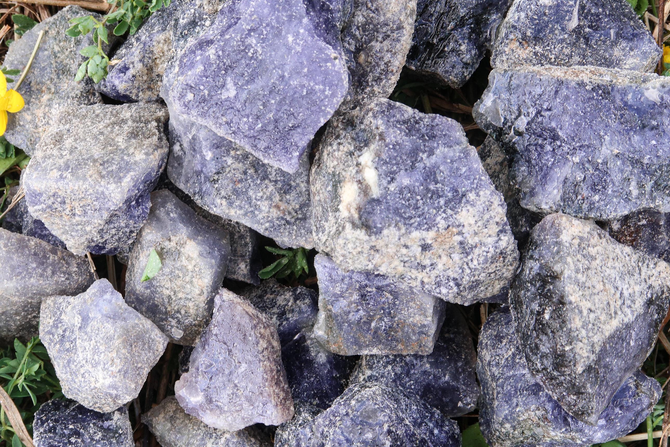 Premium Iolite Rough Rocks - You Choose the Lot Size - Large Stones ...