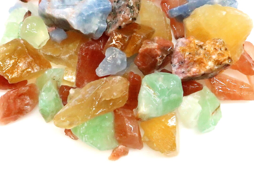 Premium Colorful Calcite Rough Rocks - You Choose the Lot Size - Large ...