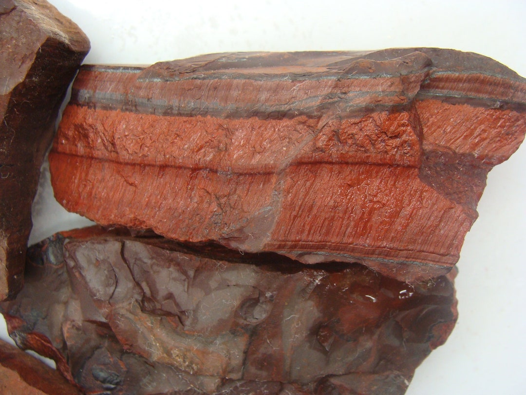 Premium Red Tigereye Rough Rocks - You Choose the Lot Size - Large ...