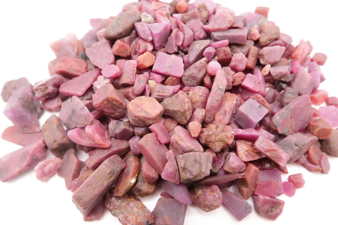 Mini Rough - Ruby Chips - Etsy