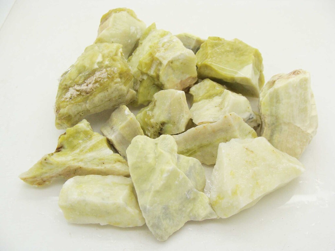 Premium Yellow Banded Serpentine You Choose the Lot Size 1 - Etsy