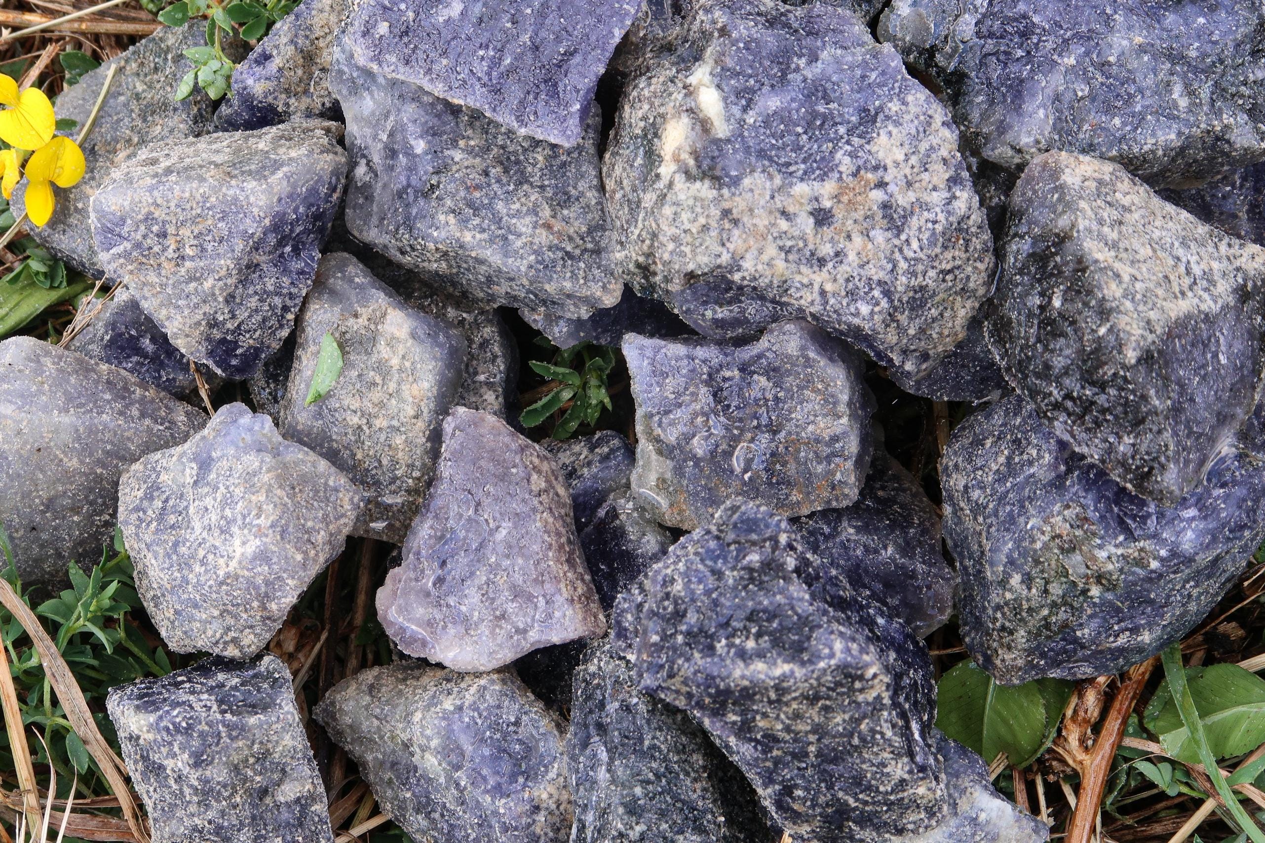 Premium Iolite Rough Rocks - You Choose the Lot Size - Large Stones ...