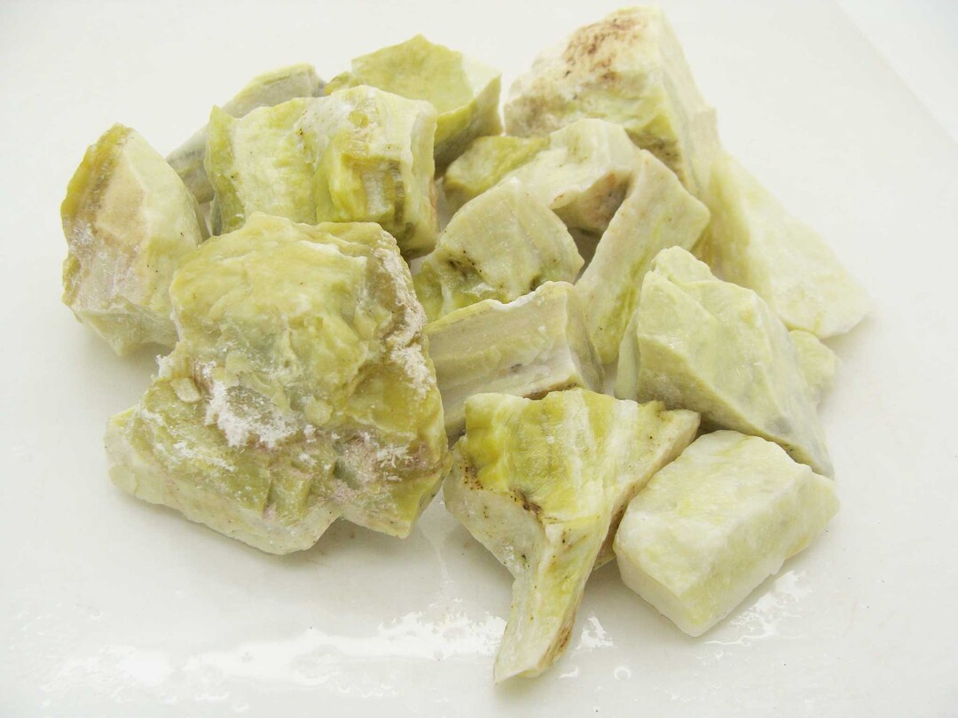 Premium Yellow Banded Serpentine - You Choose the Lot Size- 1 LB, 2.5 ...