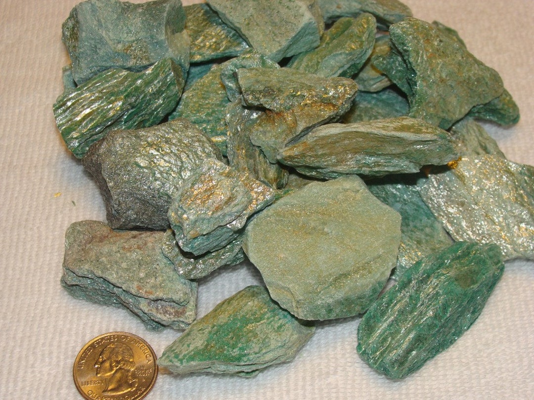 Premium Fuchsite Rough Rocks - You Choose the Lot Size - Large Stones ...