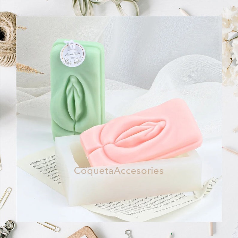 Female Vagina Sex Silicone Candle Molds Soap Clay Resin Mould Tool