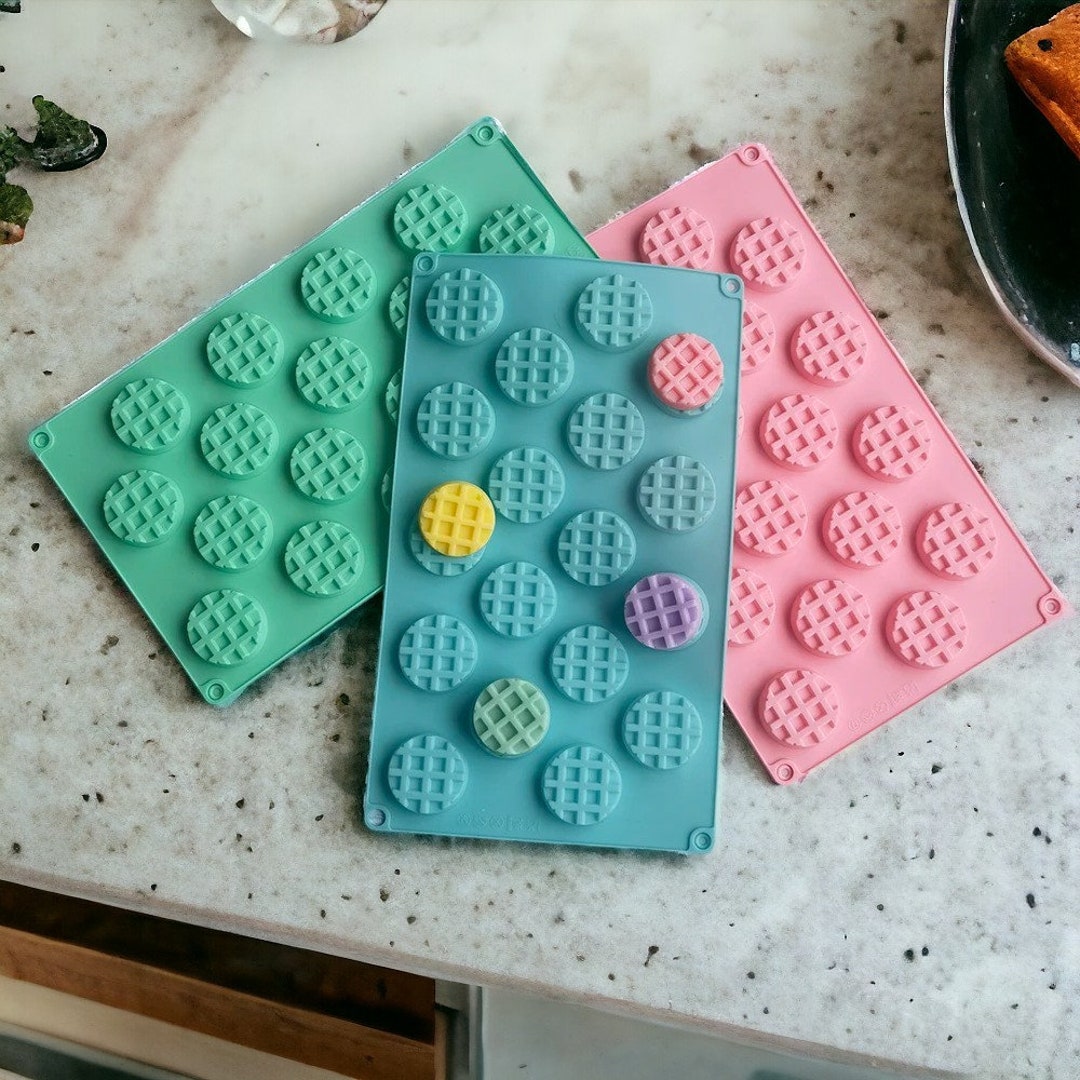 Waffle Silicone Mold DIY Homemade Making Tools for Chocolate Candle ...