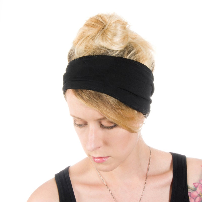 Black Headband - Etsy