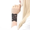 Victorian Gothic Ruffled Cuffs/black HIGH CUFF/ Victorian Wrist Ruff ...