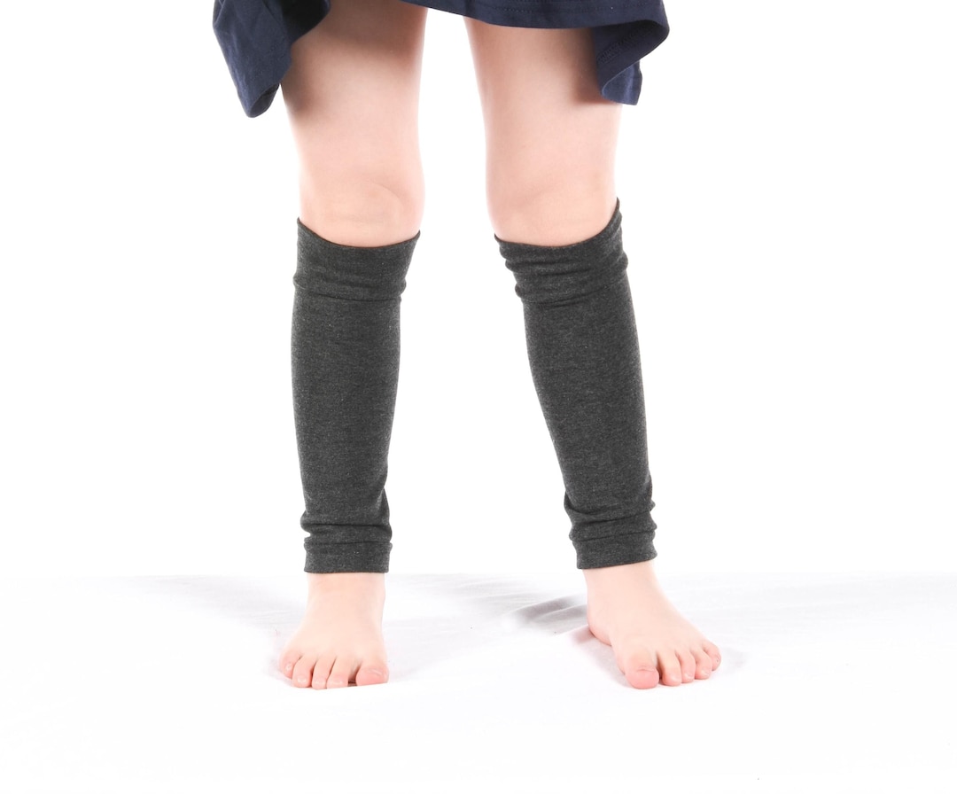 Kids Dark Grey Jersey Leg Warmers: Ballet Dance Costume Accessory - Etsy