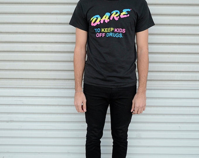80s Neon Dare Shirt - Etsy