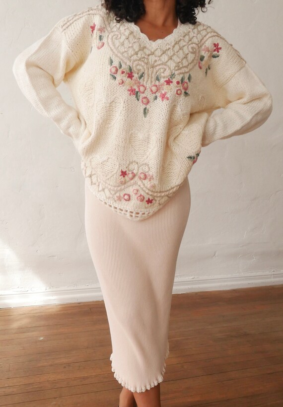 Vintage jumper 90s knitted - Gem