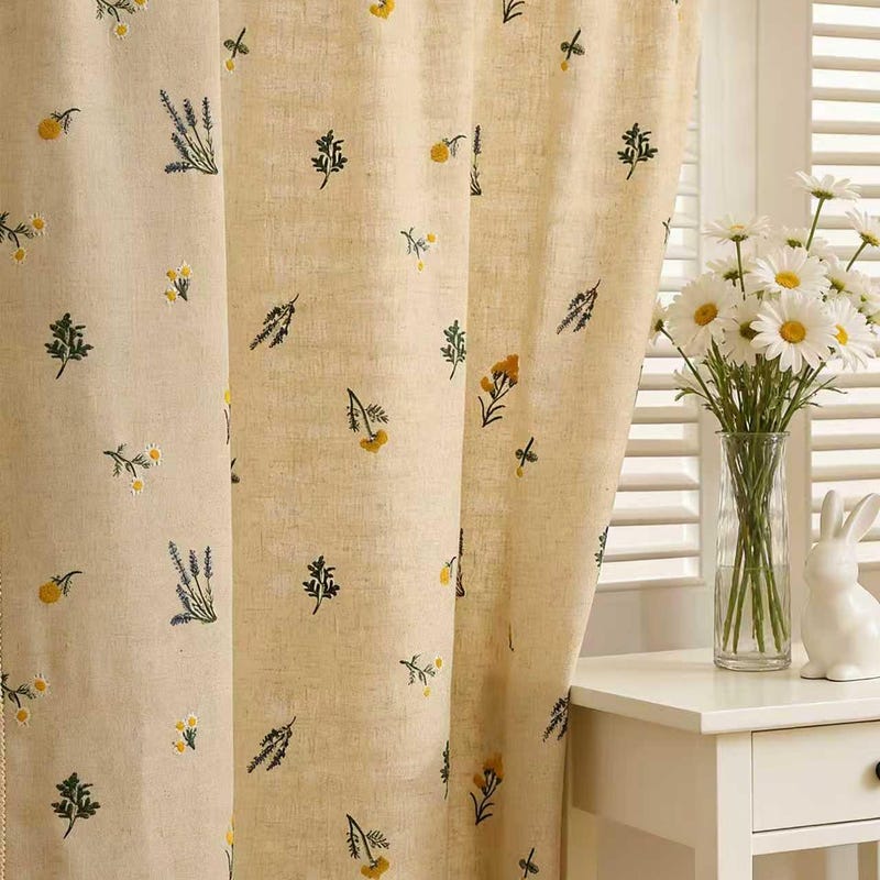 40 Inch Curtains Linen - Etsy