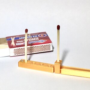 3D Printed Magnetic Folding Matchstick Menorah - Etsy