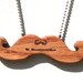 Emergency Moustache Necklace stained - Etsy