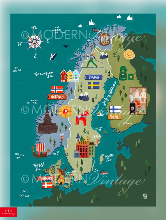 Map Of Scandanavia