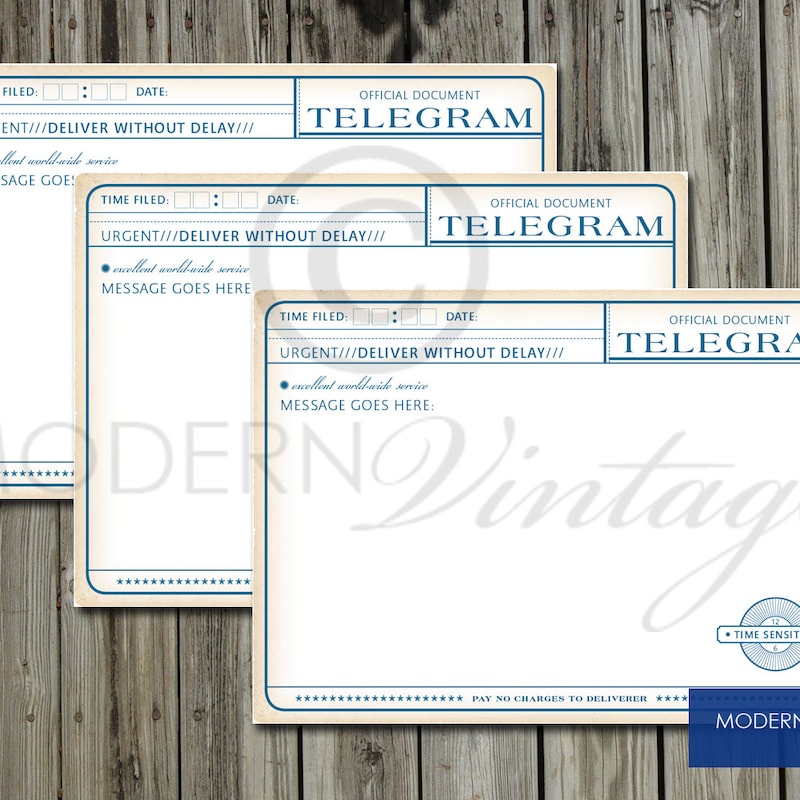 Telegrams - Etsy