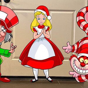 Alice in Wonderland Christmas - Wonderland Christmas Yard Props - Etsy