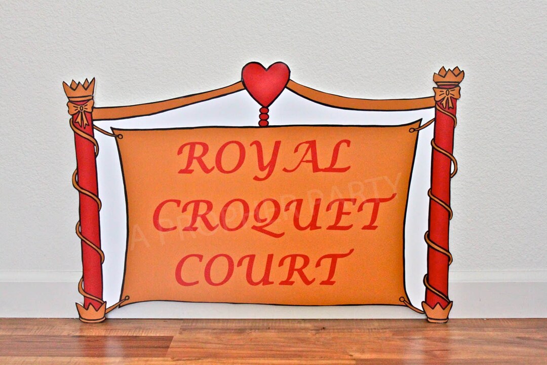 Royal Croquet Court, Alice in Wonderland, Wonderland Party, Wonderland ...